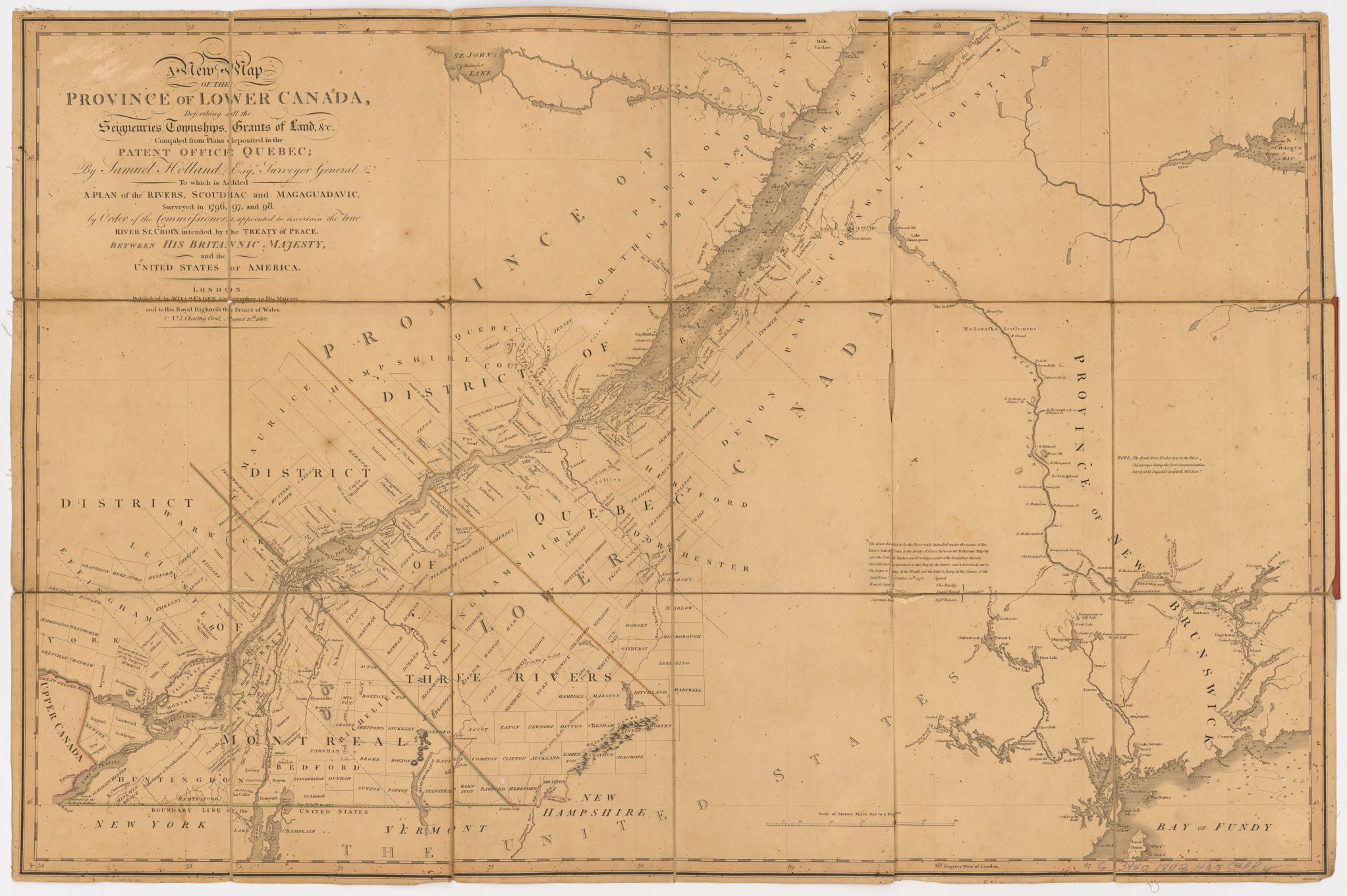 Monday: Map Day! – Lower Canada, 1802 | Clark House Historian